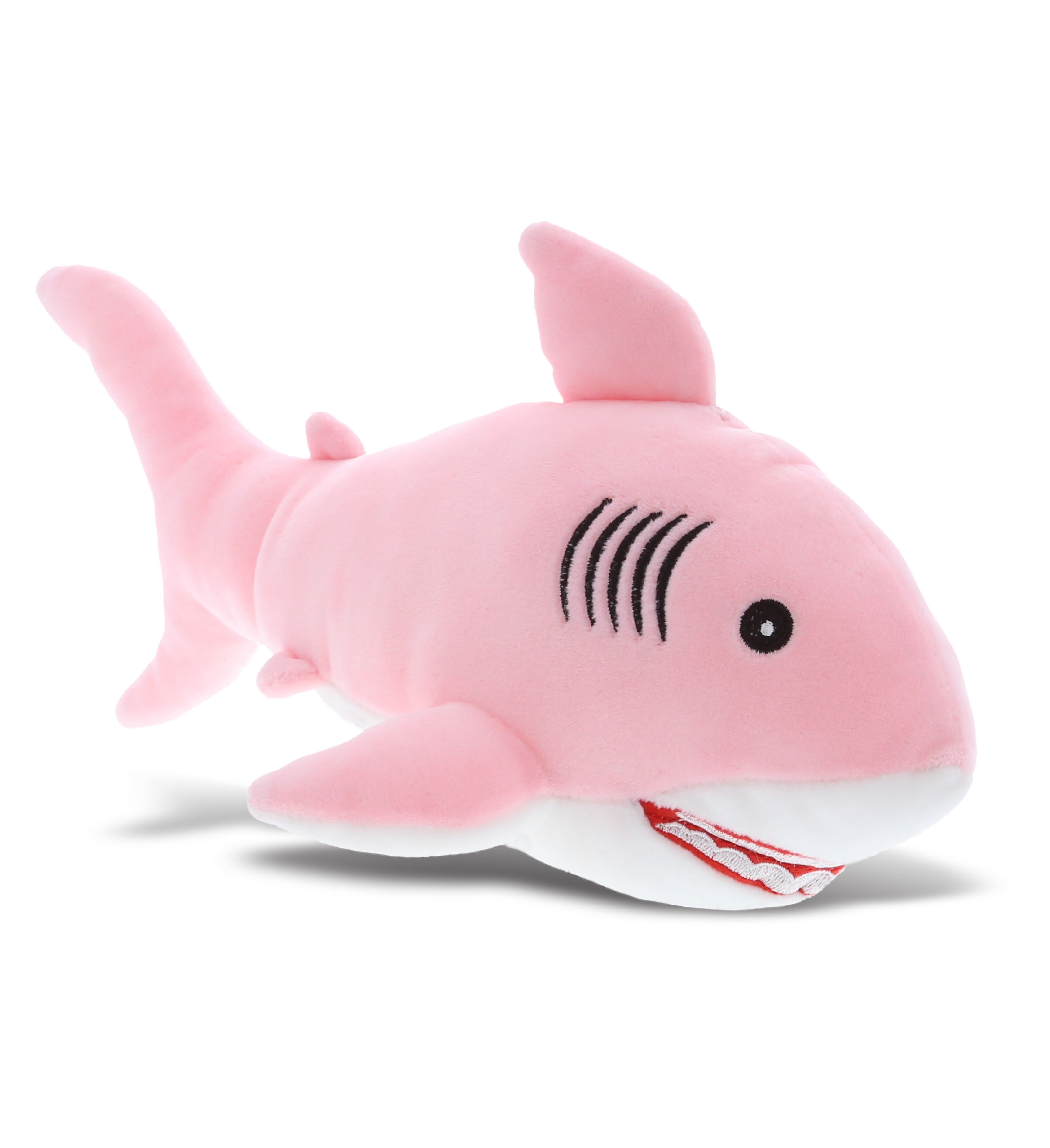 DolliBu Pink Shark Baby Soft Plush Toy - Stuffed Animal Toy for Little ...