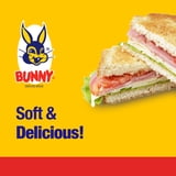 Bunny Bread Small, Enriched Soft Sliced White Bread, 18 oz, Shelf ...