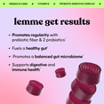 Lemme Fiber & Daily Probiotic Gummies, No Sugar Added, 60 Count ...