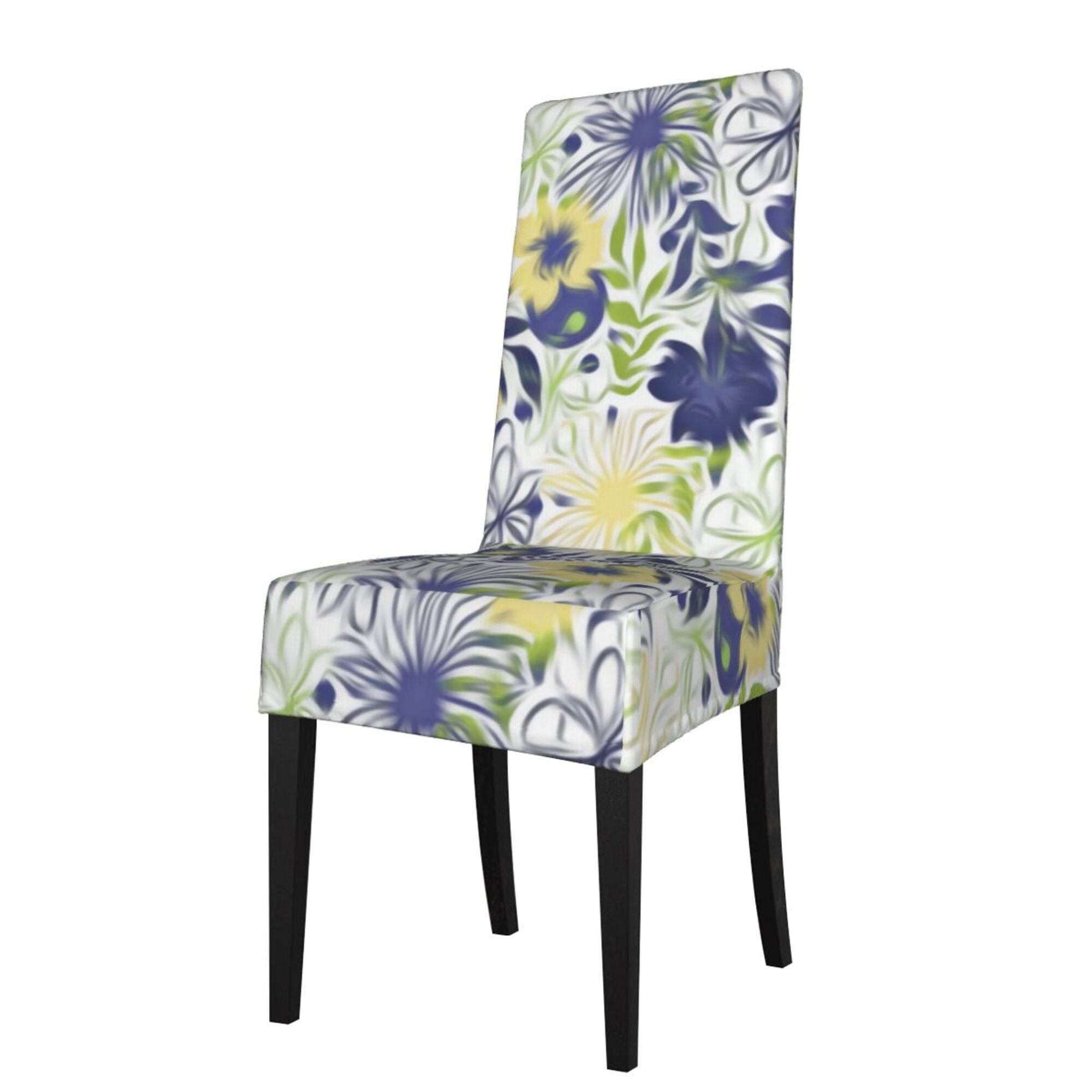 ZICANCN Abstract Flower Pattern Chair Protectors Seat Covers , Dining Chair Slipcovers for ...