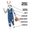 Morph Deluxe Easter Bunny Costume, Unisex Adult Rabbit Jumpsuit Mascot ...