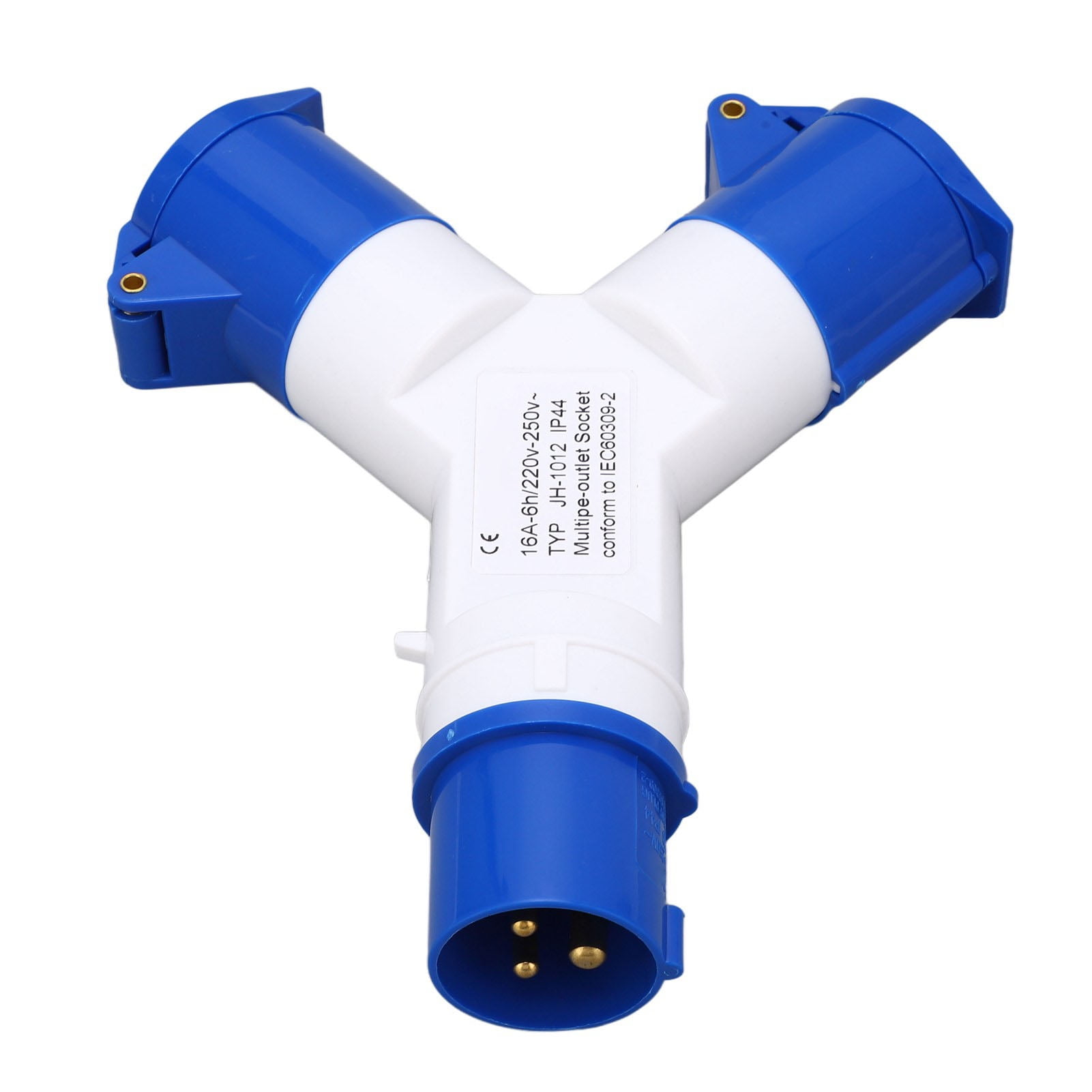 Aviation Plug Socket, 3Pin Industrial Waterproof Plug 220-250V 16A ...