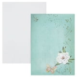 "Paper Junkie Vintage Floral Stationery Set, 90 Pieces, 7.25""x10.2 ...