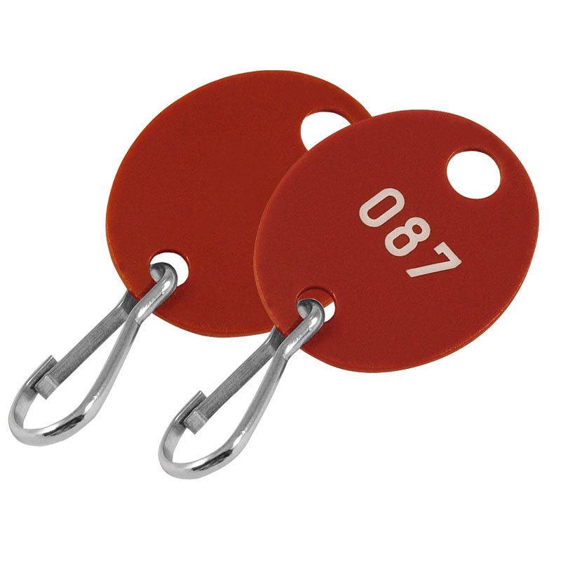 LUCKY LINE 20/PK Red Oval Tag w/ Hook - Walmart.com