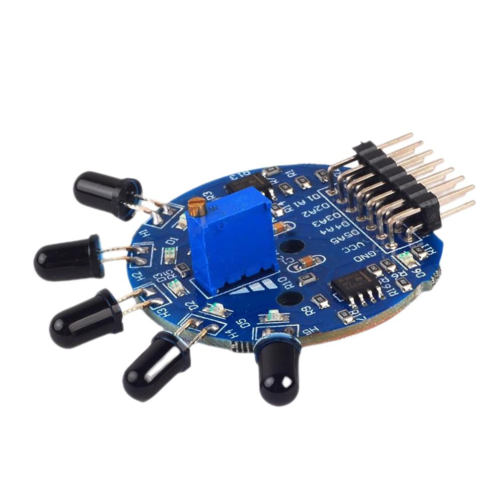 5 Way Flame Sensor Module 3.3V-9V Flame Detection Module for Arduino ...