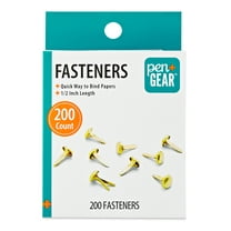 Pen+Gear School Smart Fastener, No 2, 1/2" Brass Plated, Steel, 200 ...