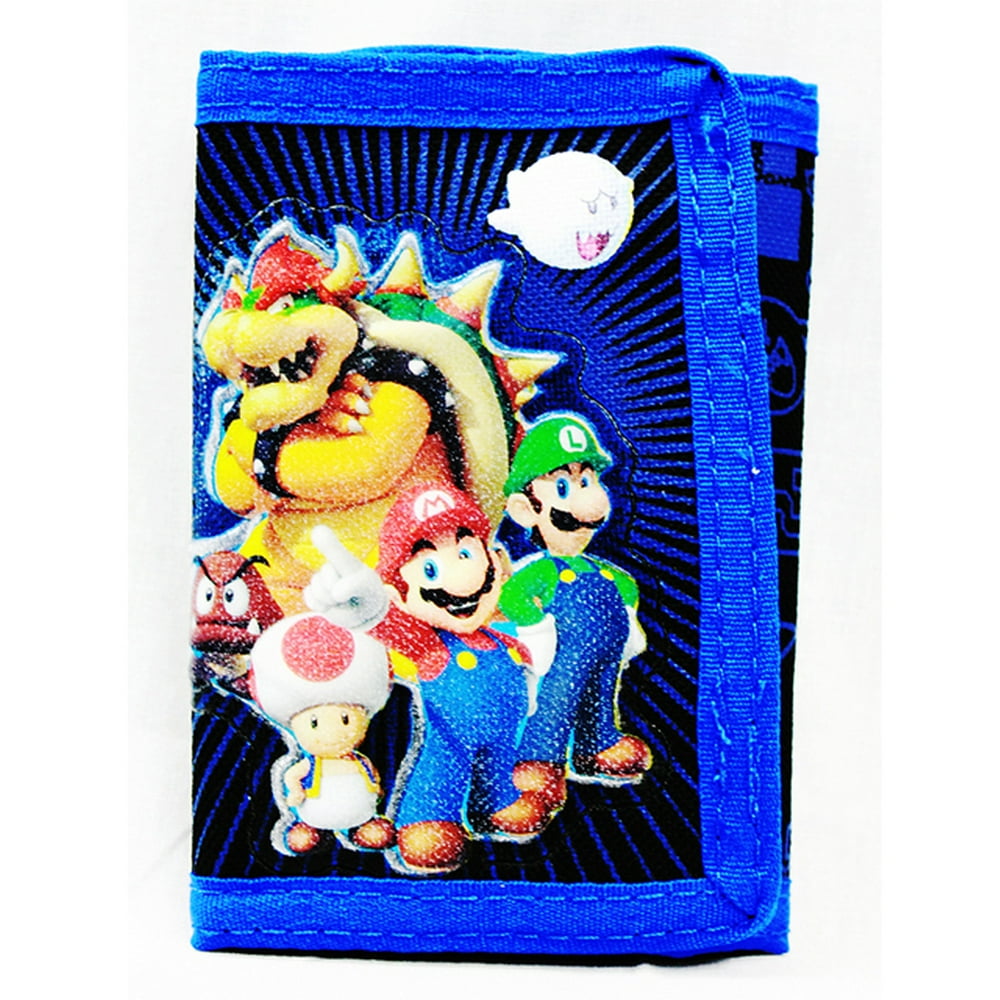 Super Mario Bros. - Trifold Wallet - Nintendo - Super Mario Brothers ...