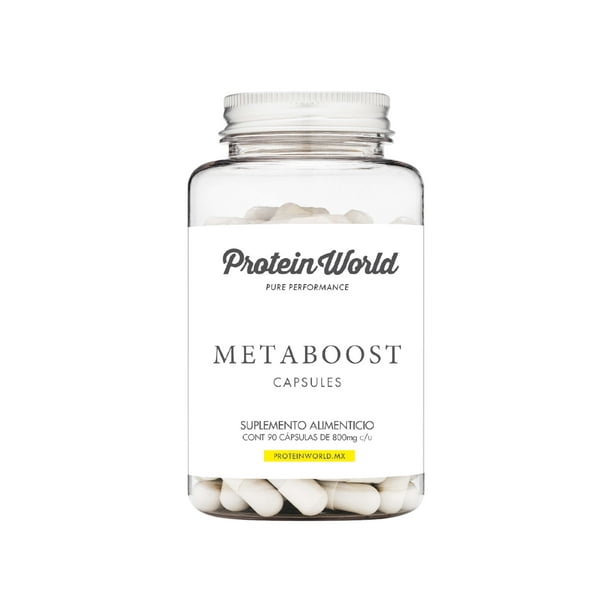 CAPSULAS PROTEIN WORLD METABOOST 90 Protein World WS-CAP-FAT-90 ...