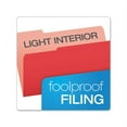Free Shipping! Colored File Folders 1/3-Cut Tabs, Legal Size, Red/Light ...