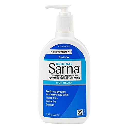Sarna Original Steroid-Free Anti-Itch Lotion, Relief for Dry Irritated ...