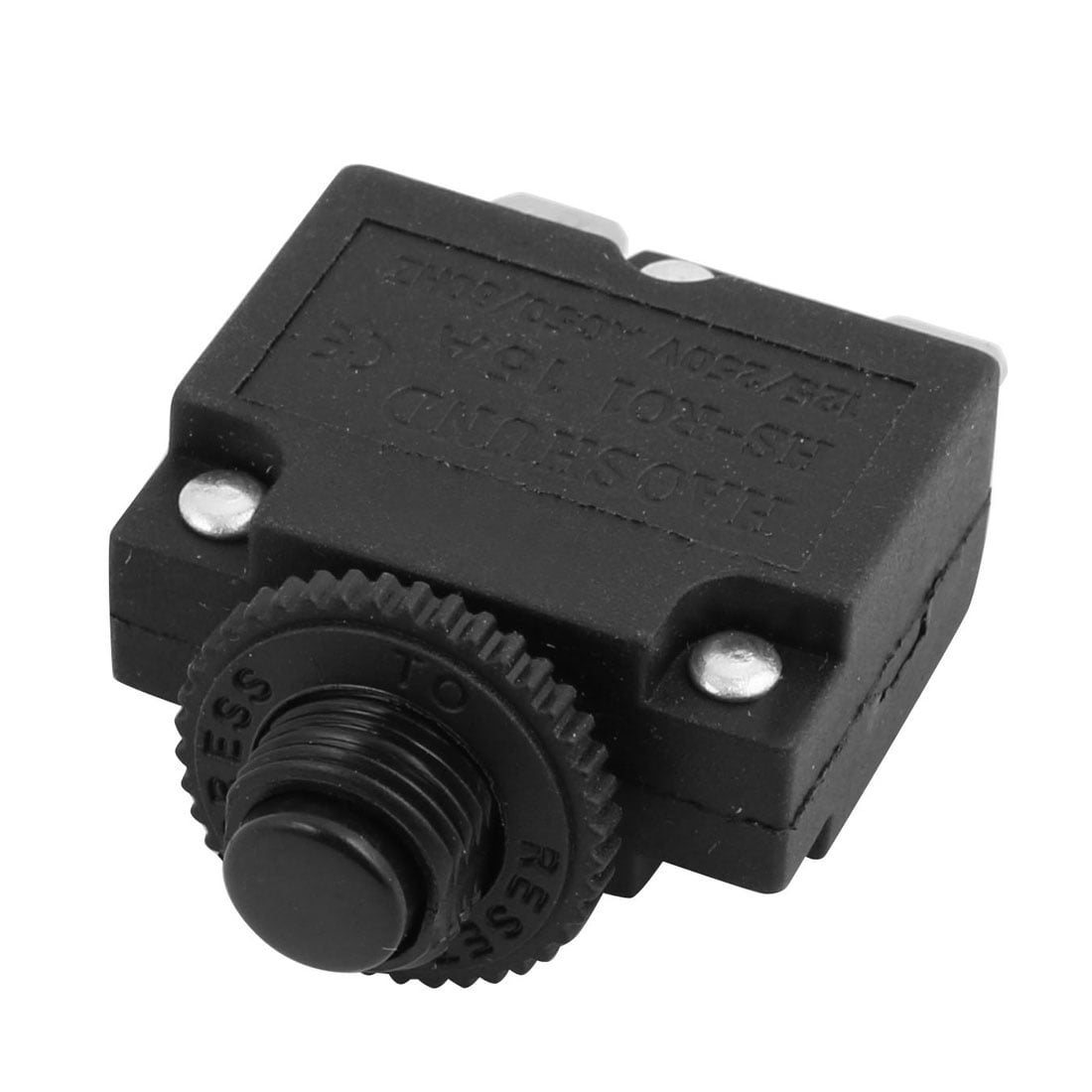 Unique Bargains HS-R01 125V/250V 15A 50/60Hz Momentary Press Button ...