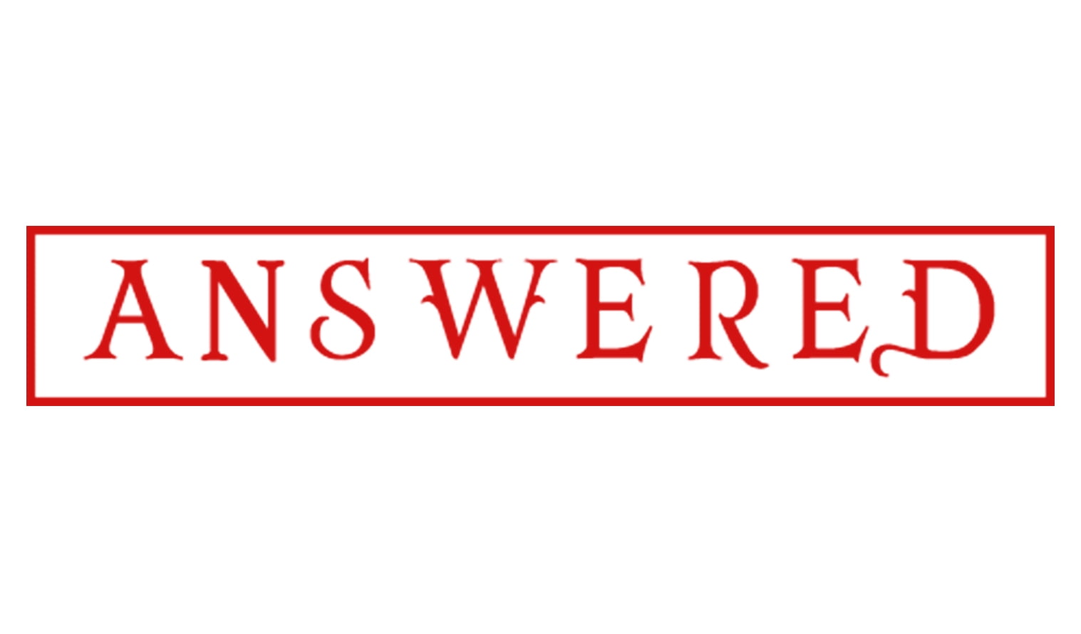 Printtoo Answered Self Inking Rubber Stamp Pre-Inked Office Stamp- Home ...