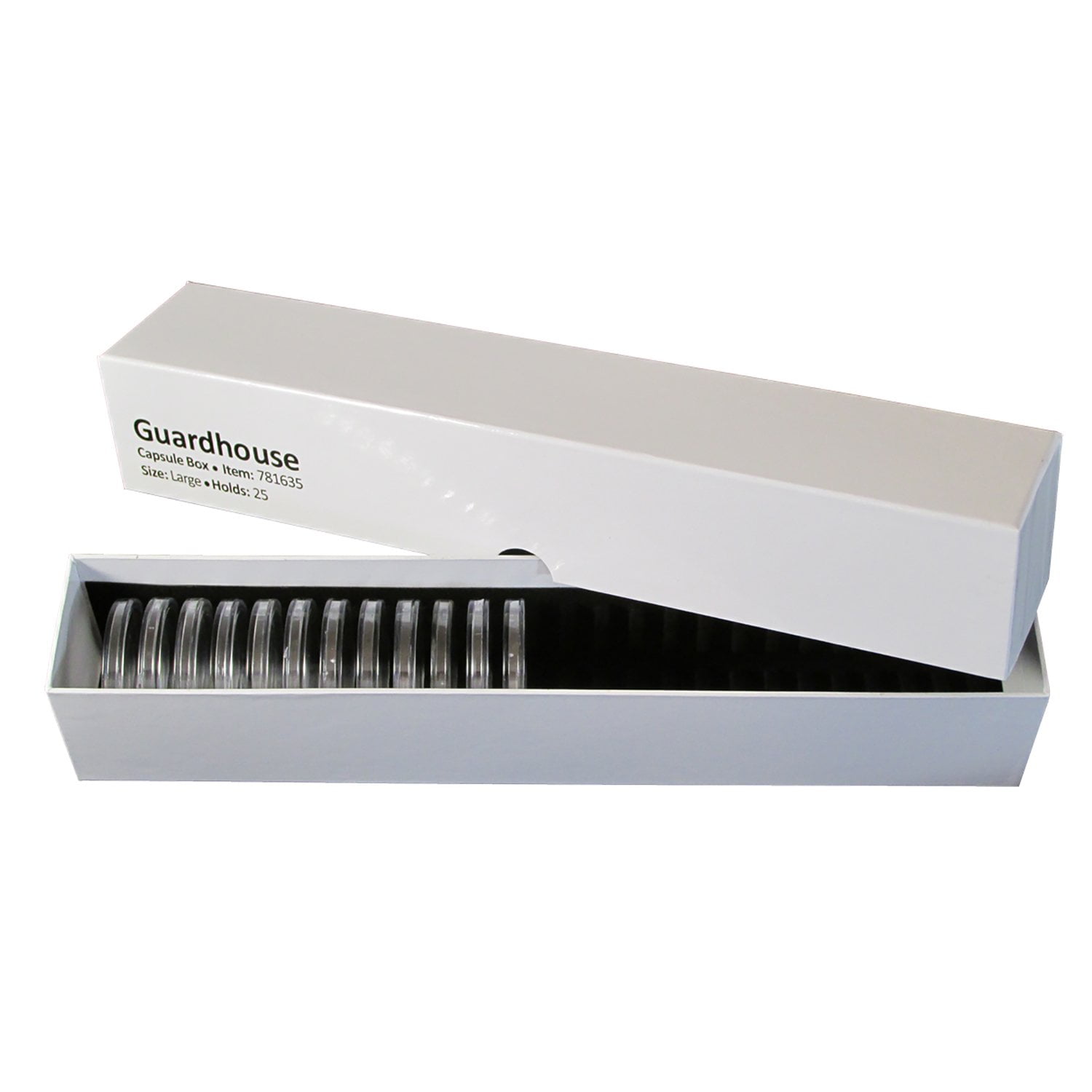 (1) Large Single Row Coin Holder Storage Box for 1oz Gold Eagle, Half ...