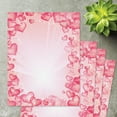 Current Celestial Hearts Letter Stationery - Set of 25 Pink Valentine's ...