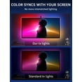 TV Backlight with Sensor Sync, 11.5ft Light Strip for 32-50" Screens ...