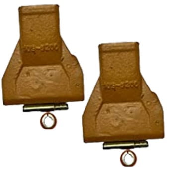 2 Heavy Duty Abrasion Excavator/Loader Bucket Tooth Fits Cat J200 ...