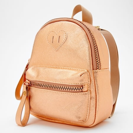 Claire's Copper Metalic Small Backpack | Walmart Canada