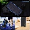 Heavy Duty Solar Power Bank, Qi Portable Charger 20,000mAh External ...