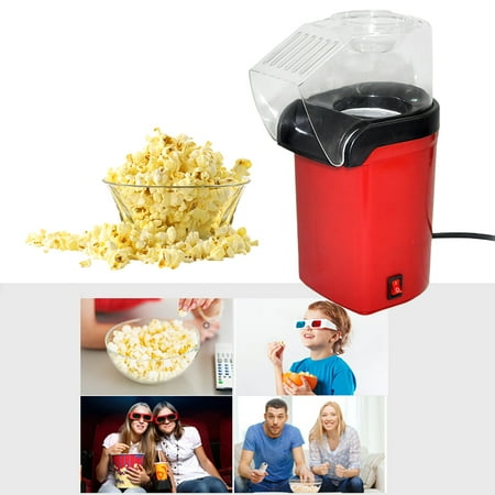 Electric Popcorn Maker Automatic Popcorn Machine Hot Air Popcorn Popper ...