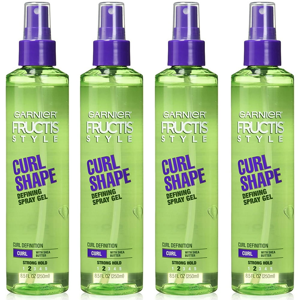Pack of (4) Garnier Fructis Style Curl Shaping Spray Gel Curl Defining ...