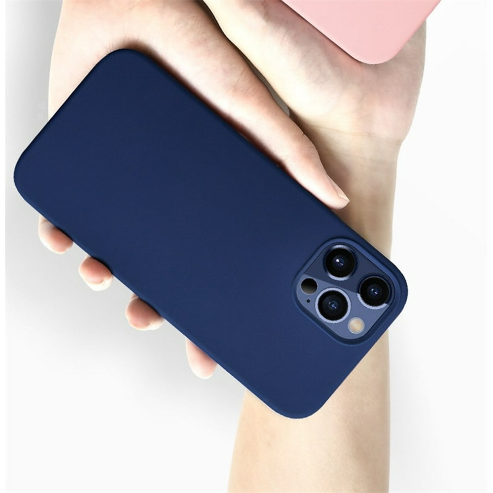 For iPhone 12 Pro Max Case Magsafe Silicone Magnetic Phone Protect Case ...