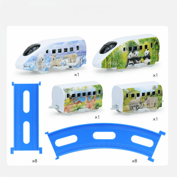 Tracks Sets Toys for Kids, Flexible Railway Tracks Roller Coaster ...