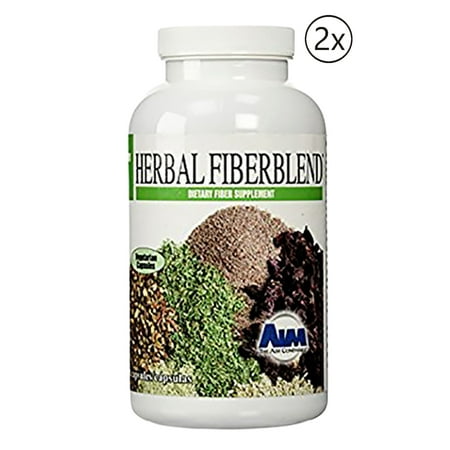 AIM Herbal Fiberblend Dietary Fiber Supplement 208 Capsules | Walmart ...