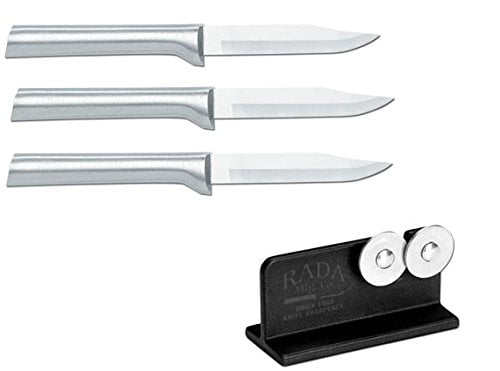 Rada Cutlery 3 Pack Paring Knife R101 Plus R119 Knife Sharpener ...