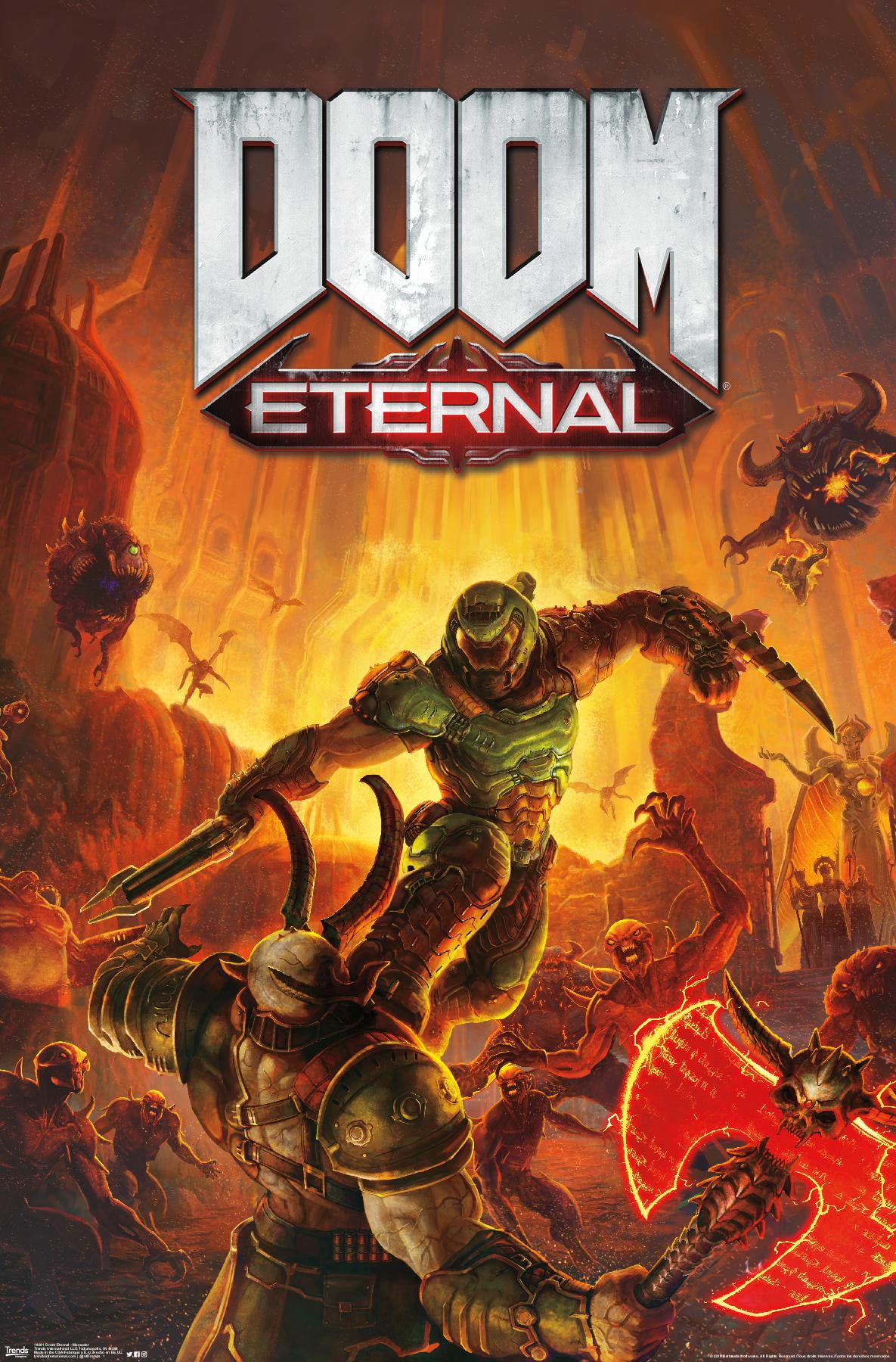 Doom Eternal - Marauder Poster - Walmart.com - Walmart.com