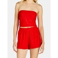 No Boundaries Terry Cloth Top and Shorts Set - women's 2 Piece Set ...