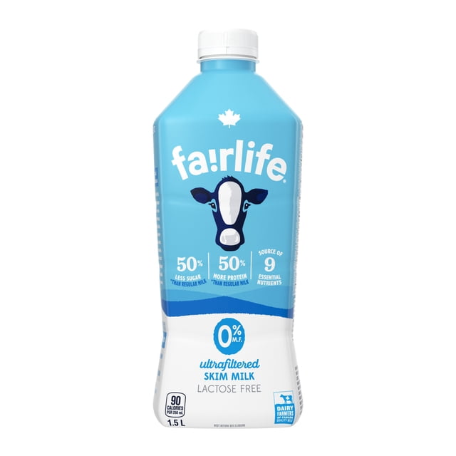 Fairlife Lait écrémé 0% Bottle, 1.5 Liters - Walmart.ca
