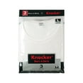 6 Pack Knocker Men's 100% Cotton White A-Shirts (Sizes S-3XL) - Walmart.com