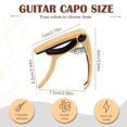 Guitar Capos,Capo for Electric Guitar,Guitar Capo,Wood and Metal Guitar ...