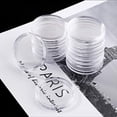 Plastic Round Silver Coin Capsules Covers Storage Box for Collection ...