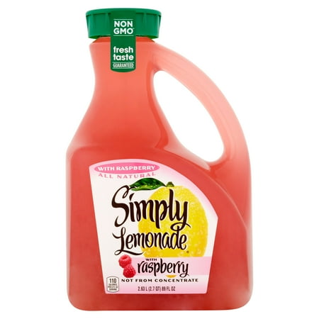 Simply Lemonade with Raspberry, 89 fl oz - Walmart.com
