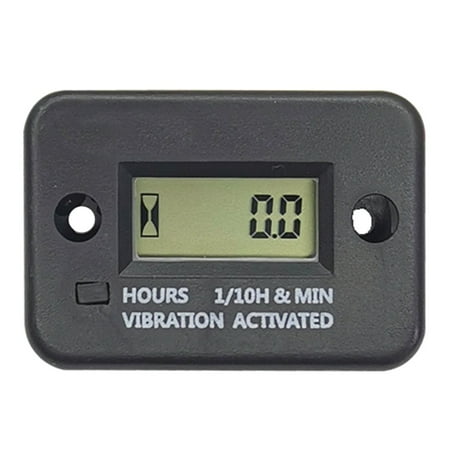 MAIF DJ-A03 3 Hour Meter LCD Display Portable Tachometer Timer Chainsaw Tachometer Digital ...