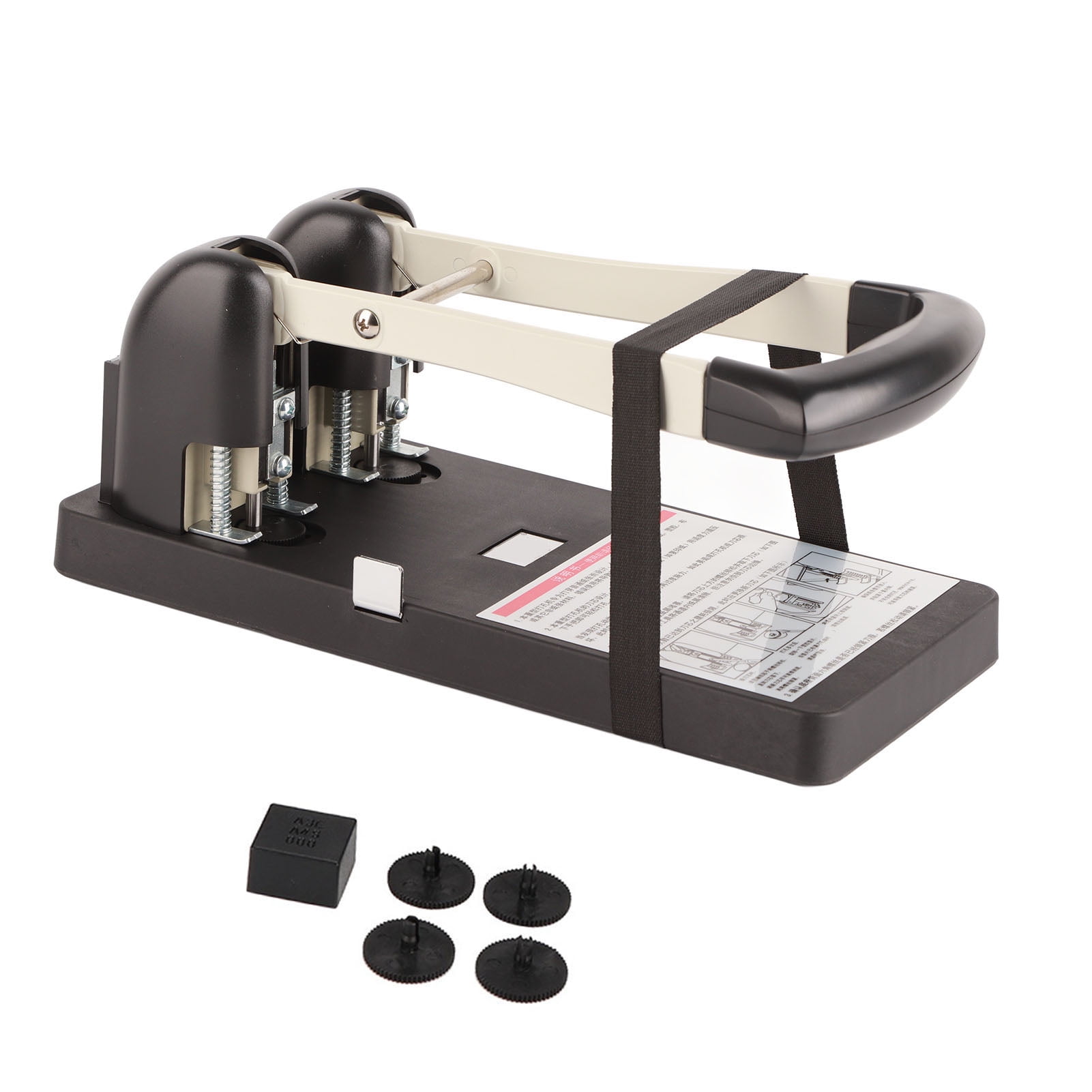 Perforadora de papel manual de 2 orificios para 150 hojas que ahorra ...