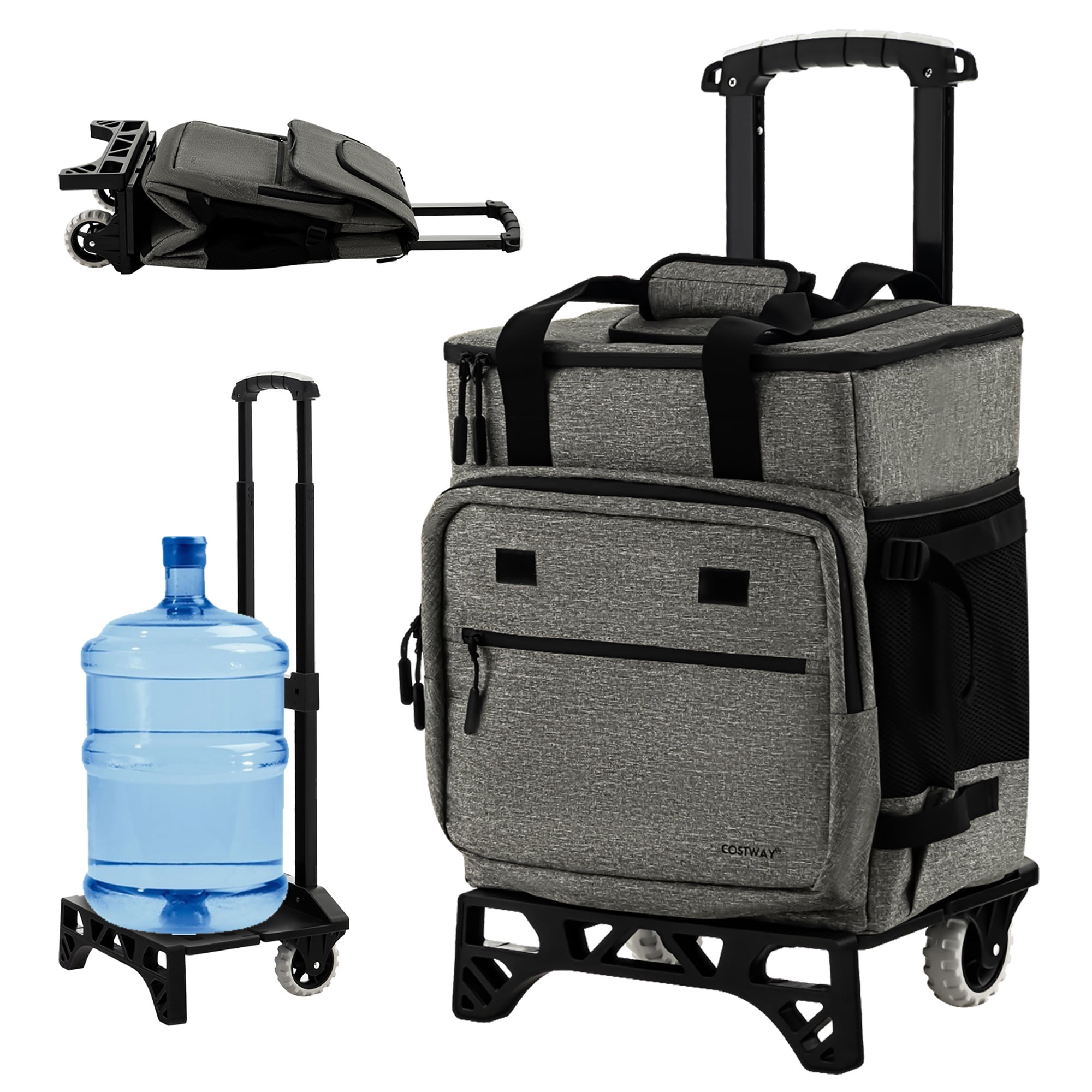 Click here for Costway 50-Can 3-In-1 Insulated Rolling Cooler Wit... prices