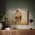 Affixzi Canvas Art Jesus Carrying a Lamb, Good Shepherd Wall Decor ...
