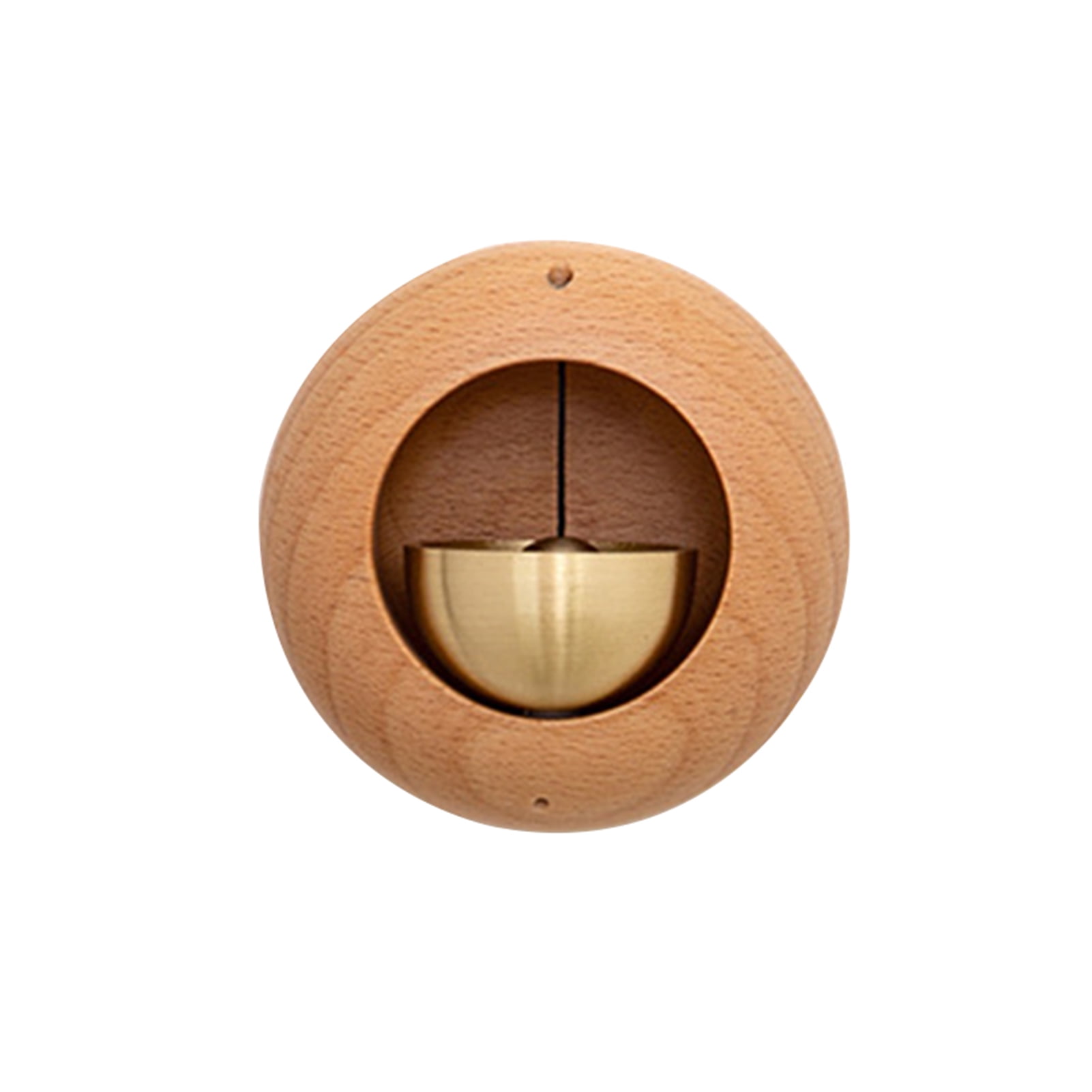 Hesroicy Shopkeepers Bell Adhesive Hanging Bass Bell, Black Walnut Wood ...
