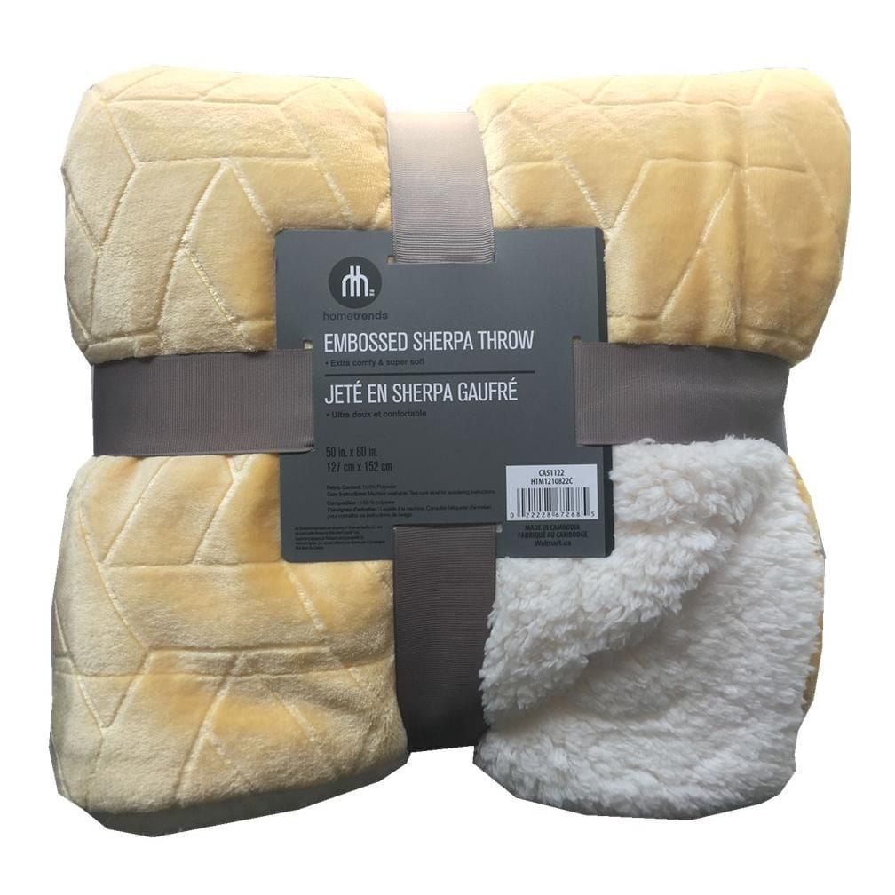 Click here for Hometrends Embossed Sherpa Throw Other prices