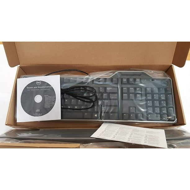 Dell KB813 Black USB English Keyboard with Smart Card Reader-3WPNC ... Dell KB813 Black USB English Keyboard with Smart Card Reader-3WPNC ...