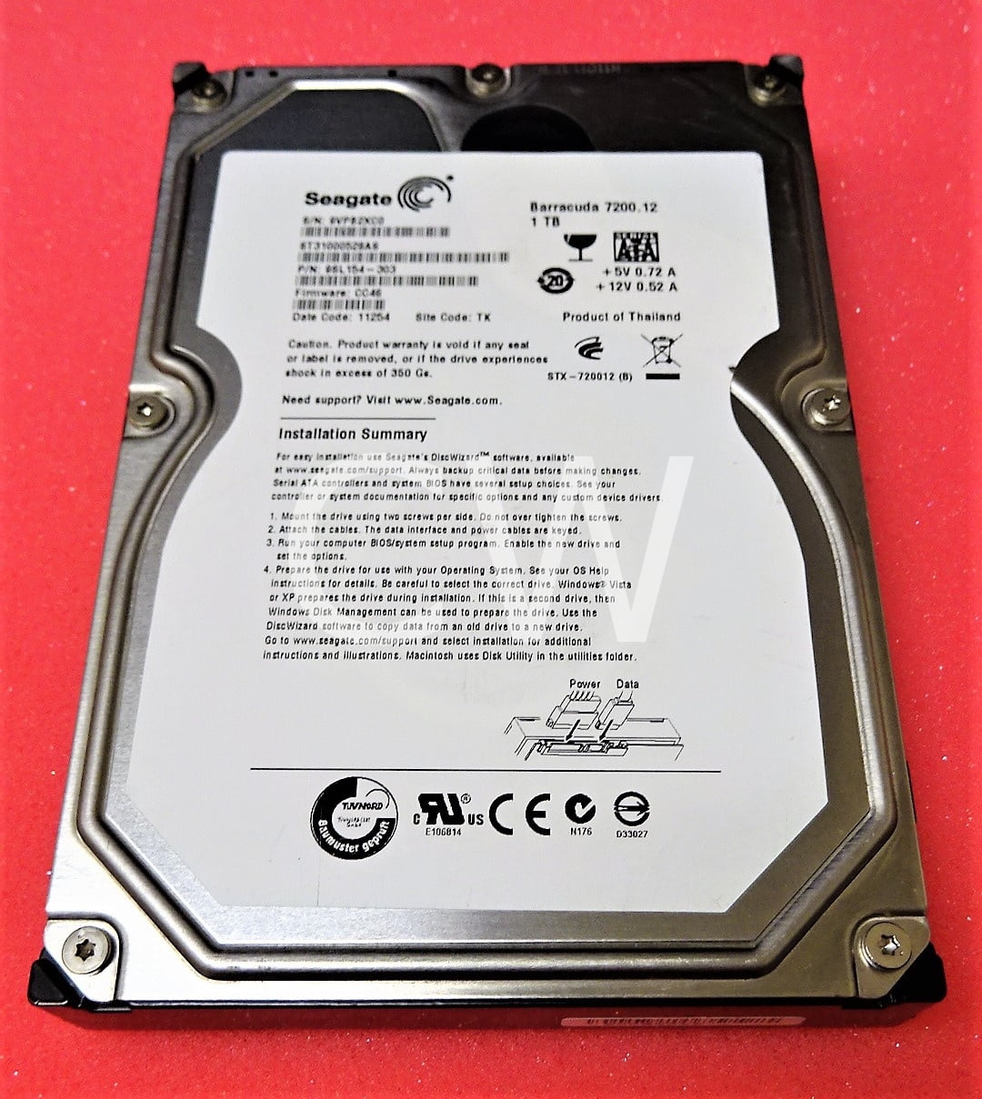 Seagate ST31000528AS, 7200RPM, 3.0Gp/s, 1TB SATA 3.5 HDD - Walmart.com ...