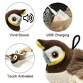 Tetou, Rechargeable Catnip Flapping Bird Toy, Touch-Activated ...