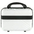 Walmart Hard Shell Cosmetic Travel Case for Makeup or Toiletries, White ...
