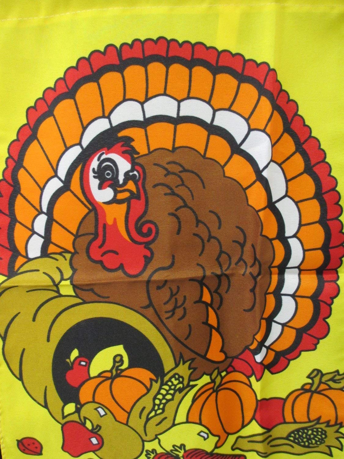 Turkey Cornucopia Thanksgiving Garden Flag - Walmart.com