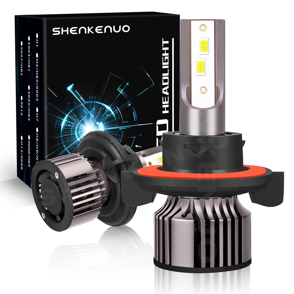 For Dodge Grand Caravan 2008 2009 2010 LED Headlight Bulbs H13 9008 ...