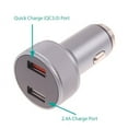 AWAccessory Car Charger for iPhone 15 Pro Max Plus, 24W Fast 2-Port USB ...