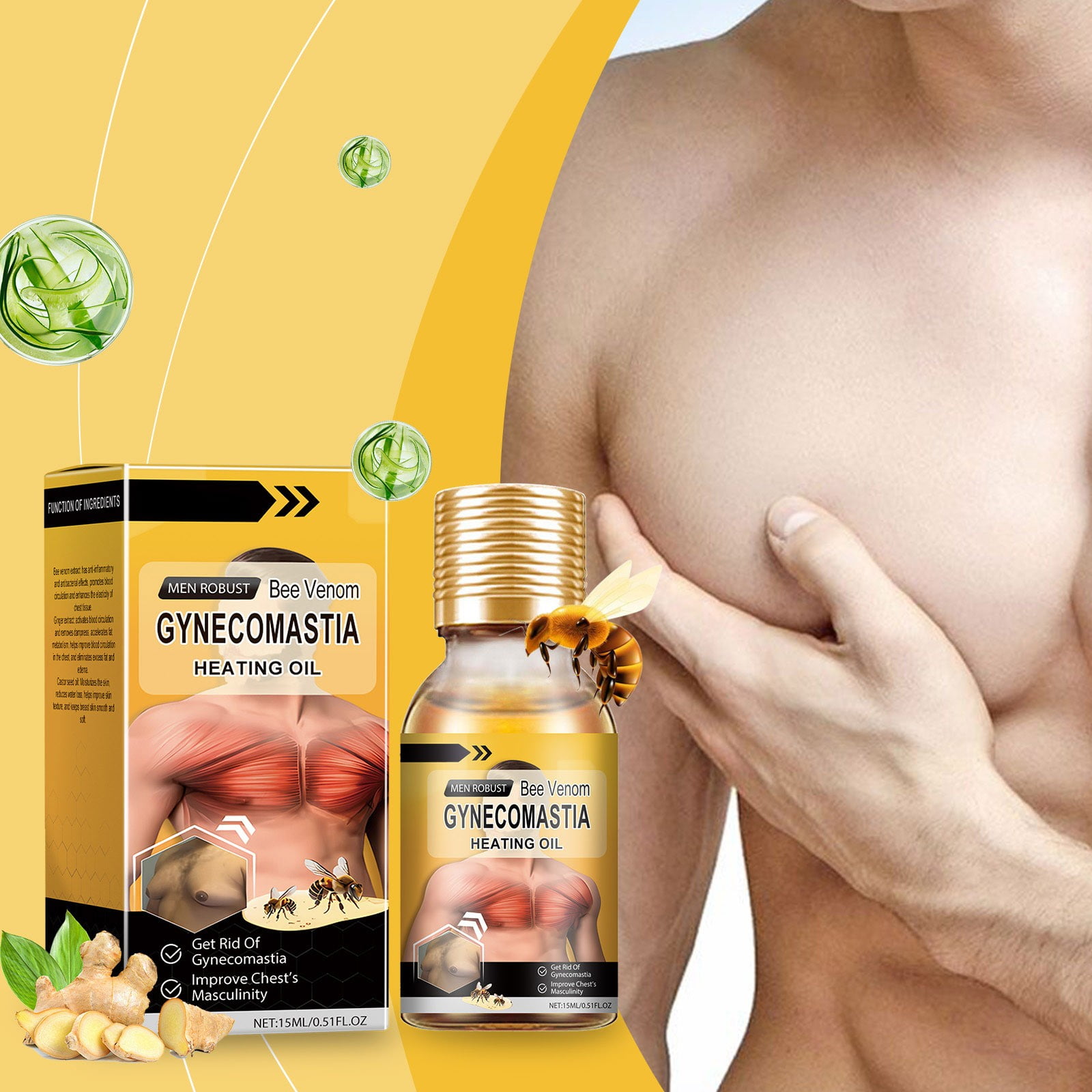 Click here for Dyd Men Robust Beev Enom Gynecomastia Heating Oil... prices