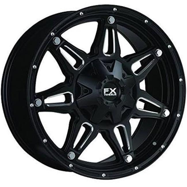 FX Wheel 314895520 FX14 18 x 9 in. Black Wheel for 2016-2016 Chevrolet ...